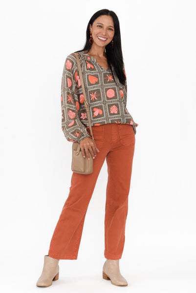 Carpenter Rust Stretch Jeans - Blue Bungalow AU