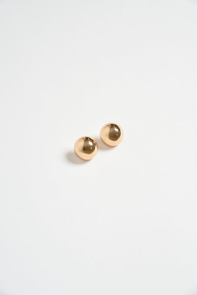 Kula Gold Dome Stud Earrings - Blue Bungalow AU
