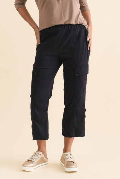 Air-Lite Navy Stretch Cargo Pants - Blue Bungalow AU