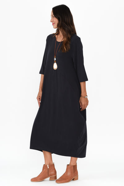 Elviva Navy Pocket Dress - Blue Bungalow AU