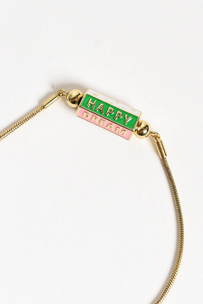 Besame Gold Happy Chain Bracelet - Blue Bungalow AU