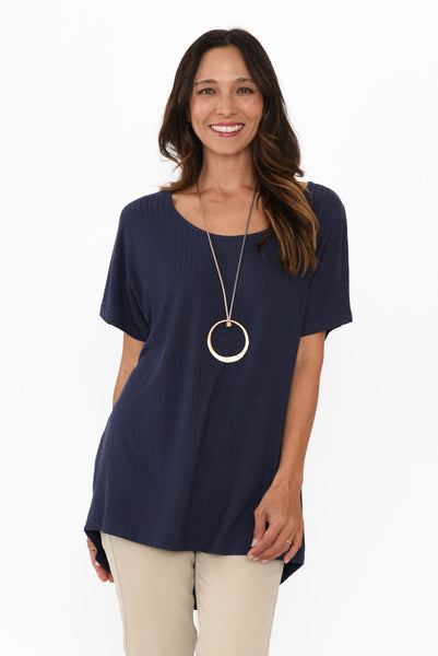 Dallas Steel Hi Lo Top - Blue Bungalow AU