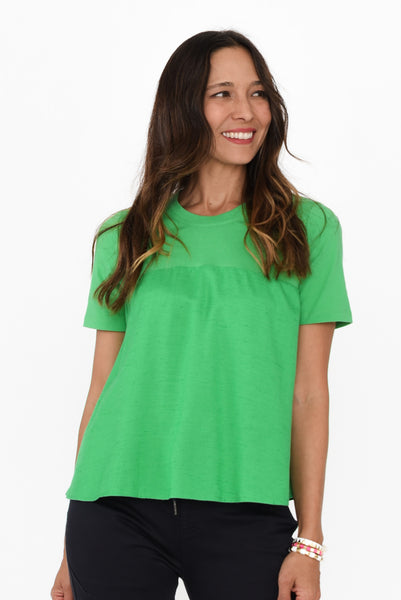 Melrose Green Top - Blue Bungalow AU
