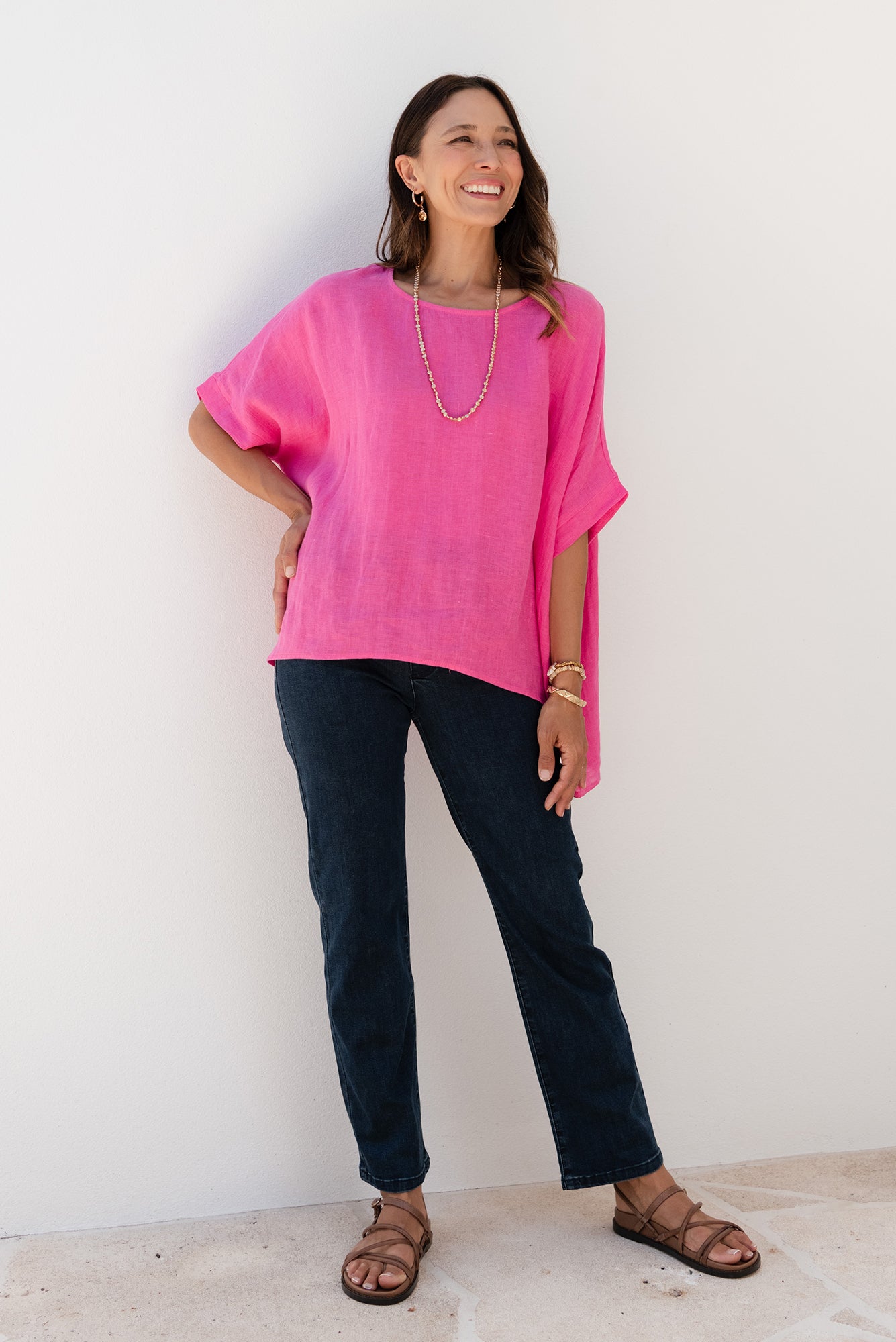 Mallory Dark Denim Stretch Jeans - Blue Bungalow AU