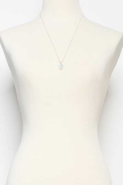 Rhonda Silver Pendant Necklace - Blue Bungalow AU